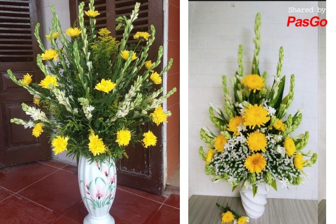 [Hoa Tết 2024] Cách cắm hoa cúc trên đĩa, để ban thờ đơn giản cực sáng tạo